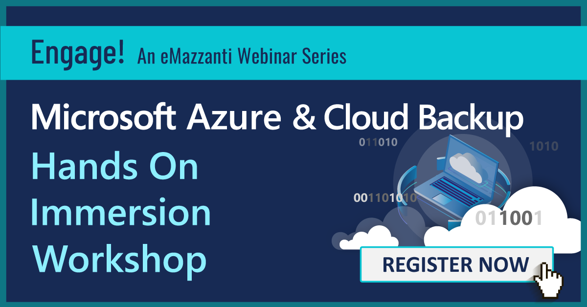Engage Webinar Series - Azure & Cloud Backup June 24
